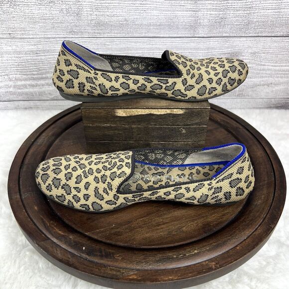 Rothy’s | Shoes | Rothys The Spot Animal Leopard Print Round Toe Flat ...